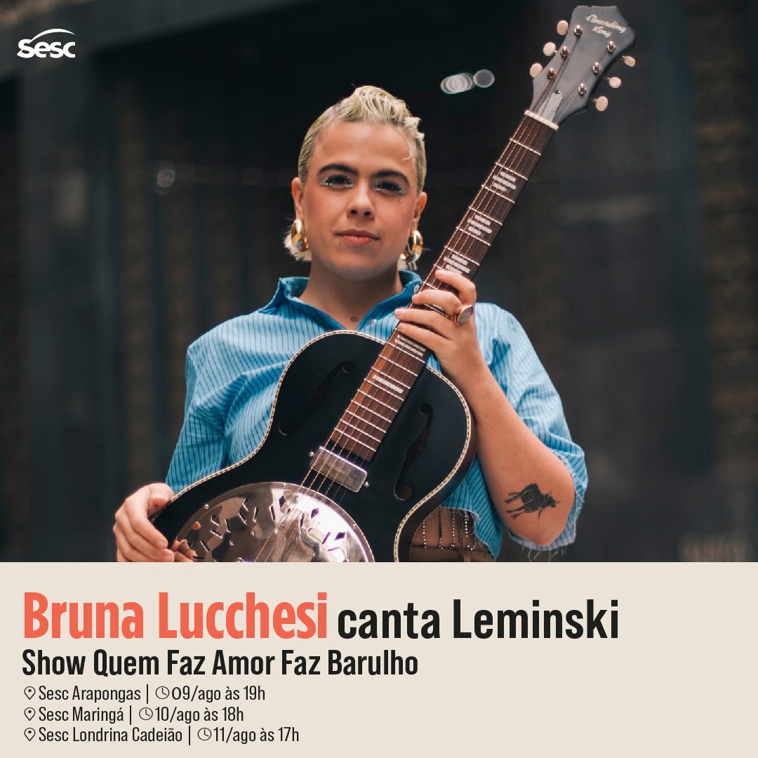 Em agosto, Sesc PR celebra Paulo Leminski em todo o estado – Fecomércio PR